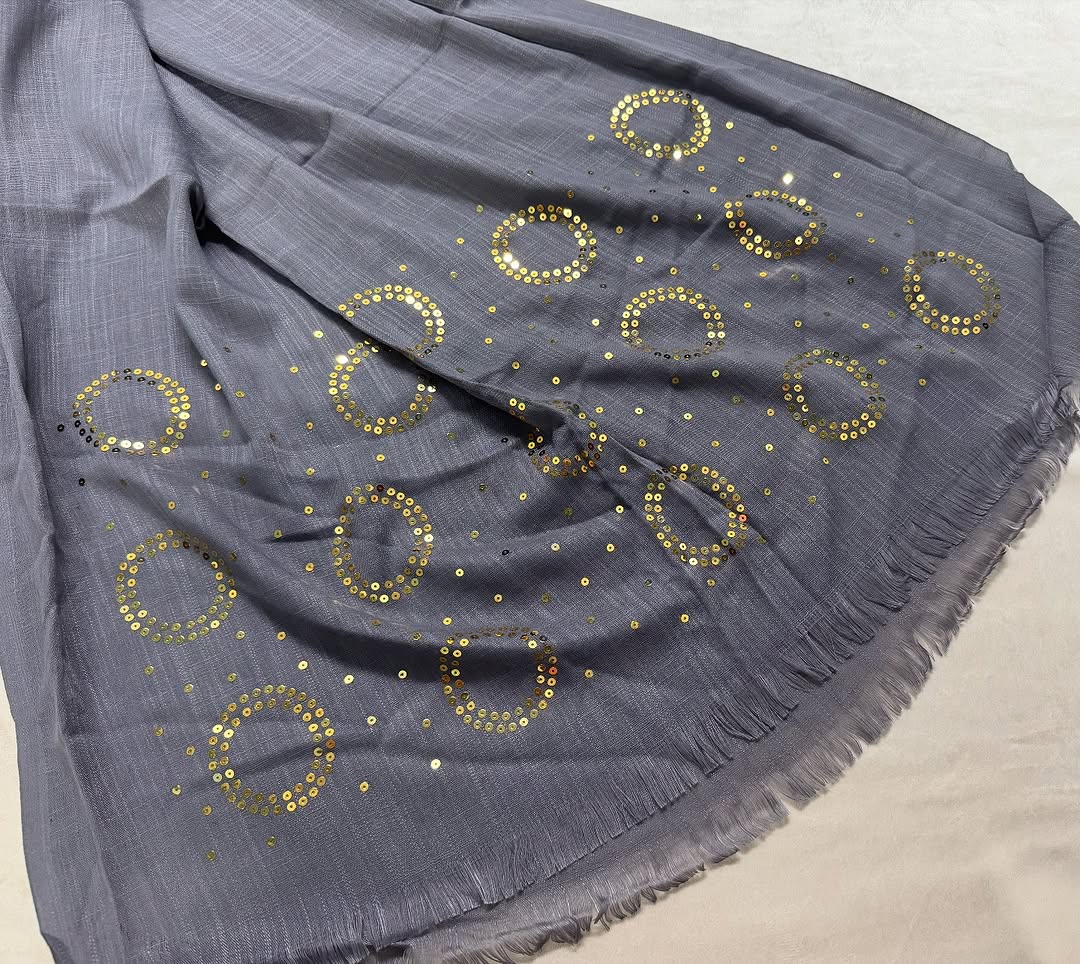 Turkish Sequence Lawn - Grey – TGM - Online Store