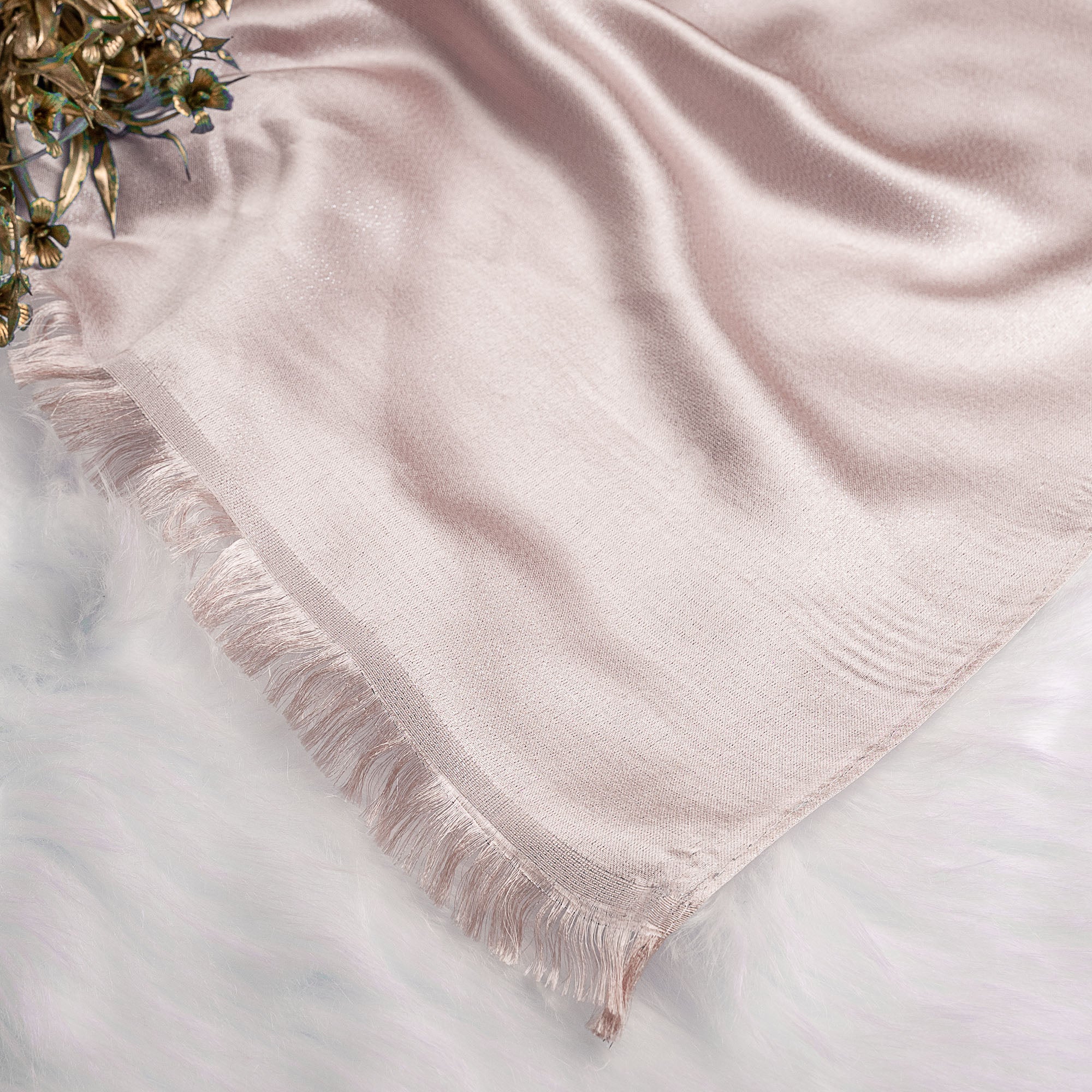 Woven Zari Lawn - Rose Gold – TGM - Online Store