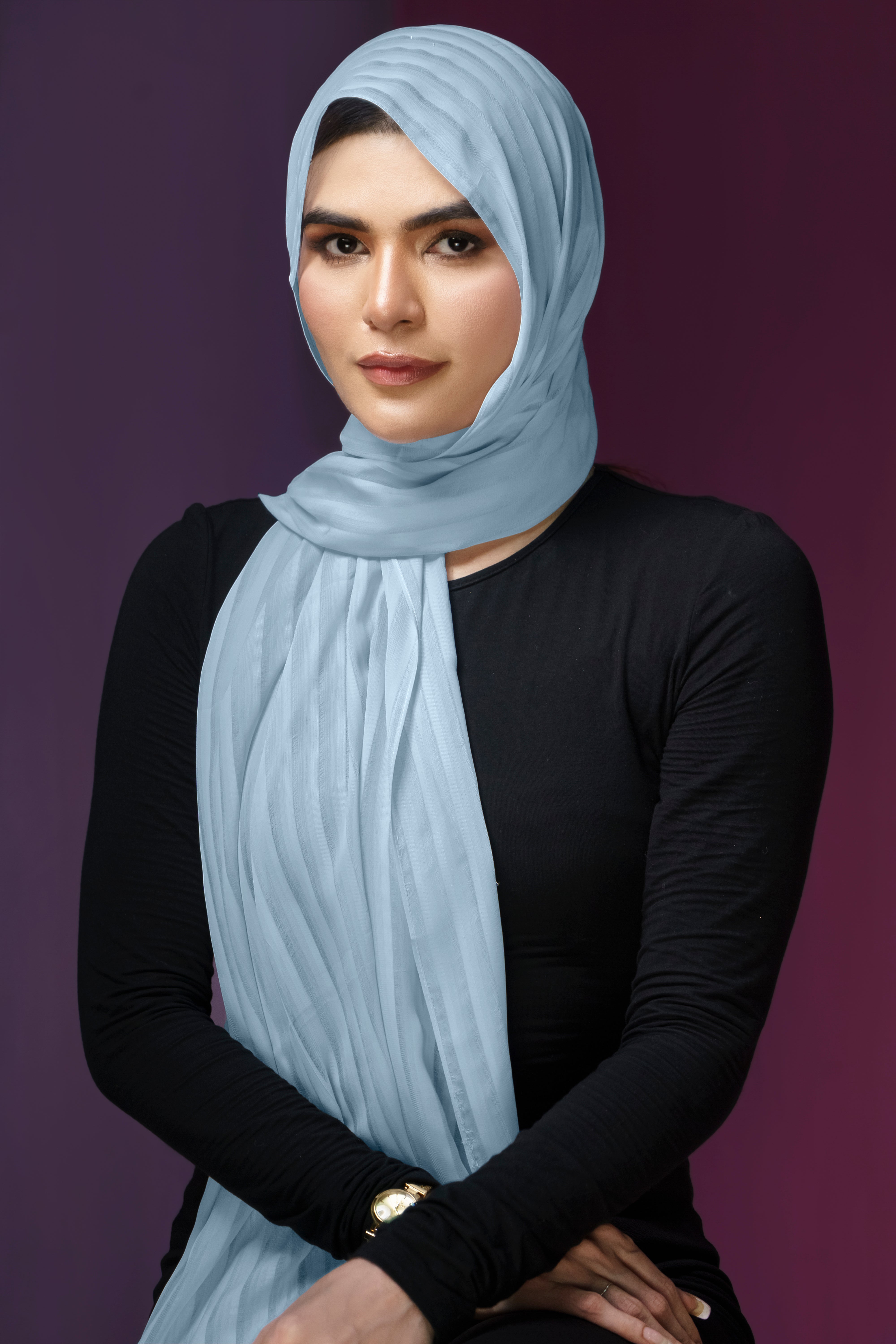 Self Silk Chiffon - Sky – TGM - Online Store